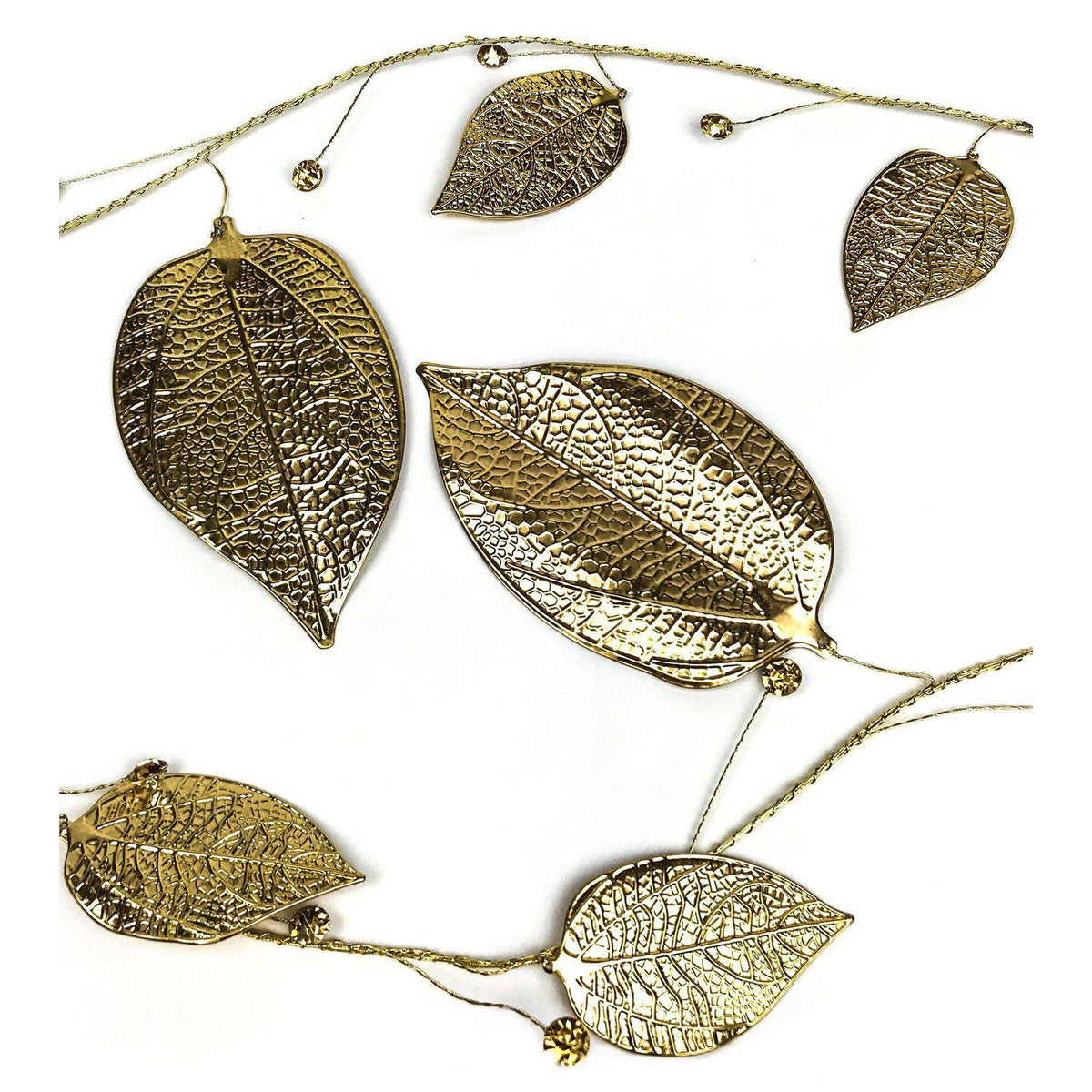 Metal Leaf Garland – The HeartFull Home LLC